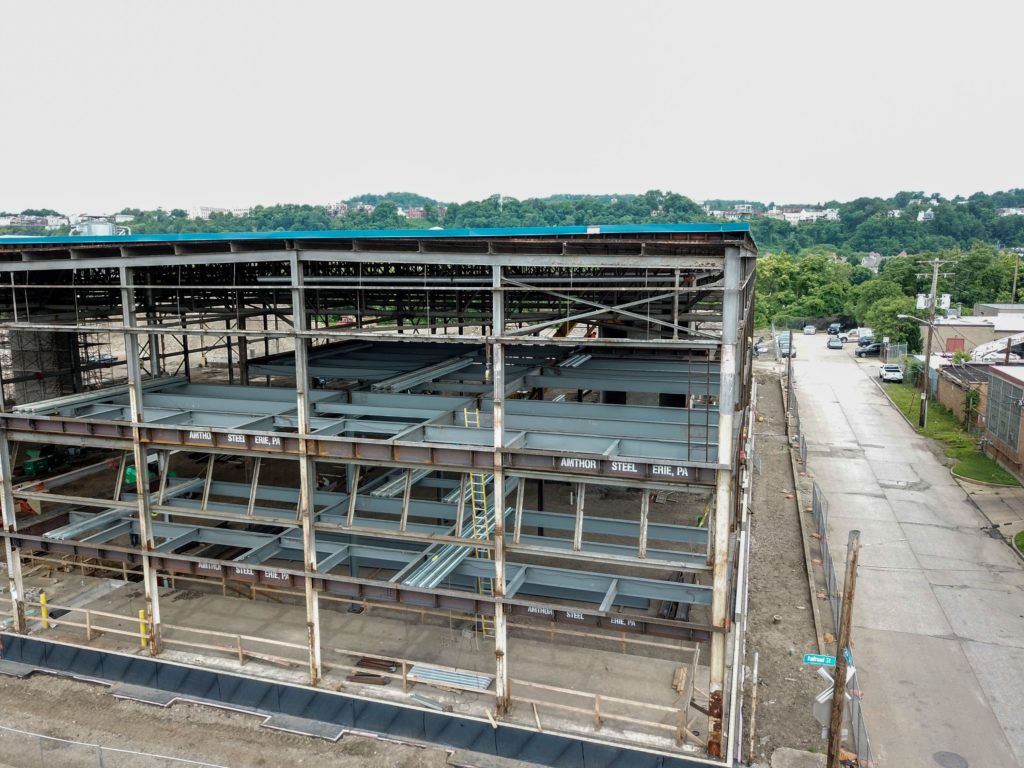 Steel Goes Up at The Stacks at 3 Crossings - Oxford Development Company
